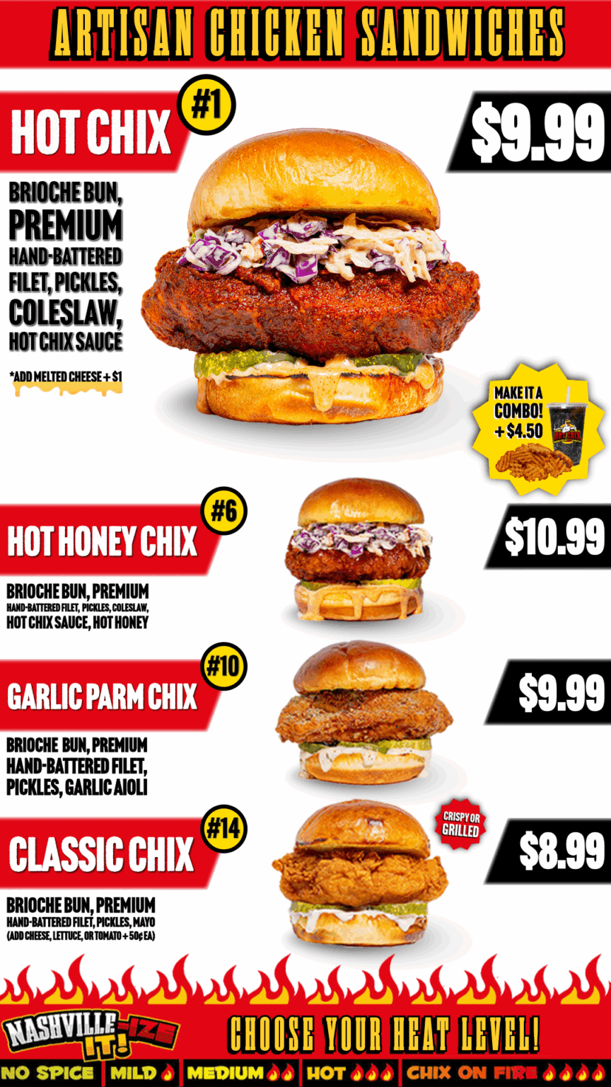 Hot Chix | Nashville Hot Chicken